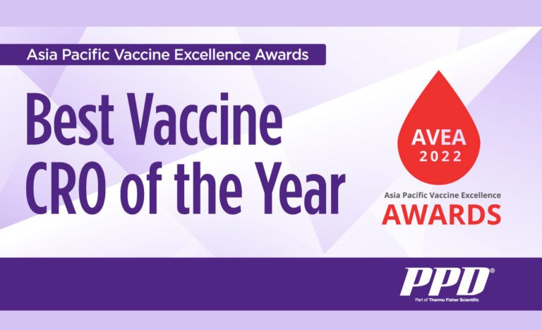 Thermo Fisher Scientific Named “Best Vaccine CRO” at Vaccines World Asia Congress | PPD