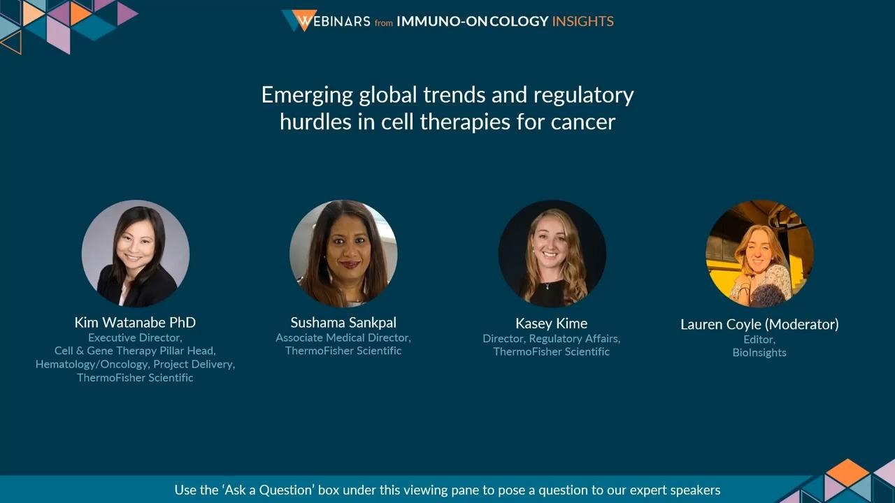 Global Trends and Regulatory Hurdles in Cell Therapies Webinar | PPD